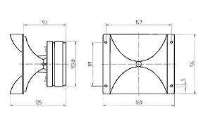 Beyma CP25 - Beyma CP25 1" high frequency horn tweeter. Beyma speaker components available at US ...